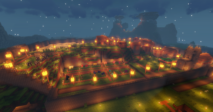 Spawn Village Upgrade Minecraft Map