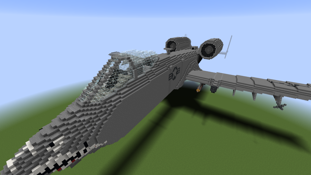 Fairchild A-10 Thunderbolt II "Warthog" Minecraft Map