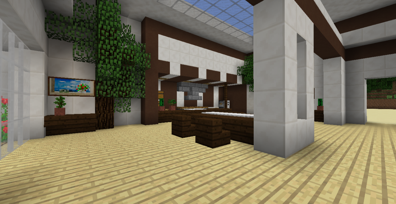 seaside house Minecraft Map