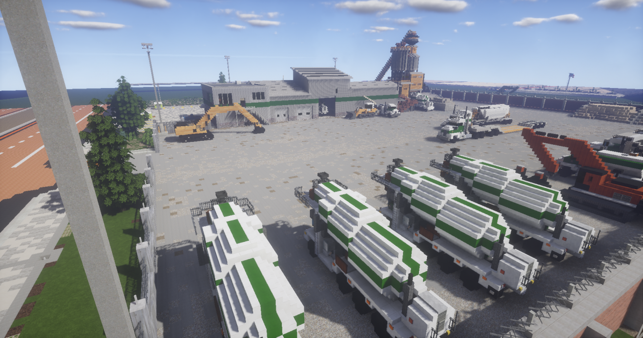 D & J construction concrete plant #2 Minecraft Map