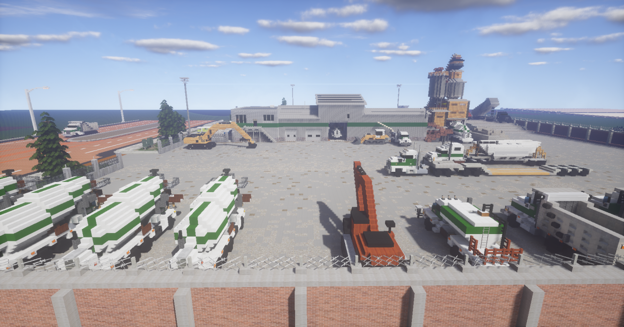 D & J construction concrete plant #2 Minecraft Map