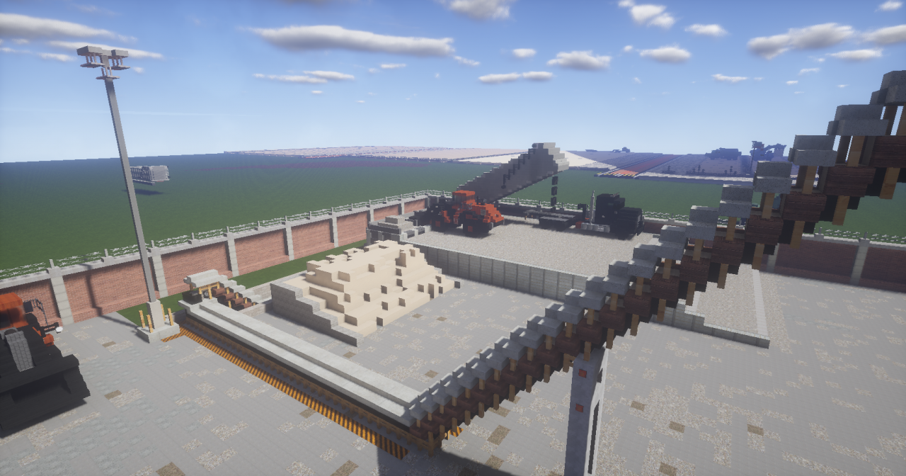 D & J construction concrete plant #2 Minecraft Map