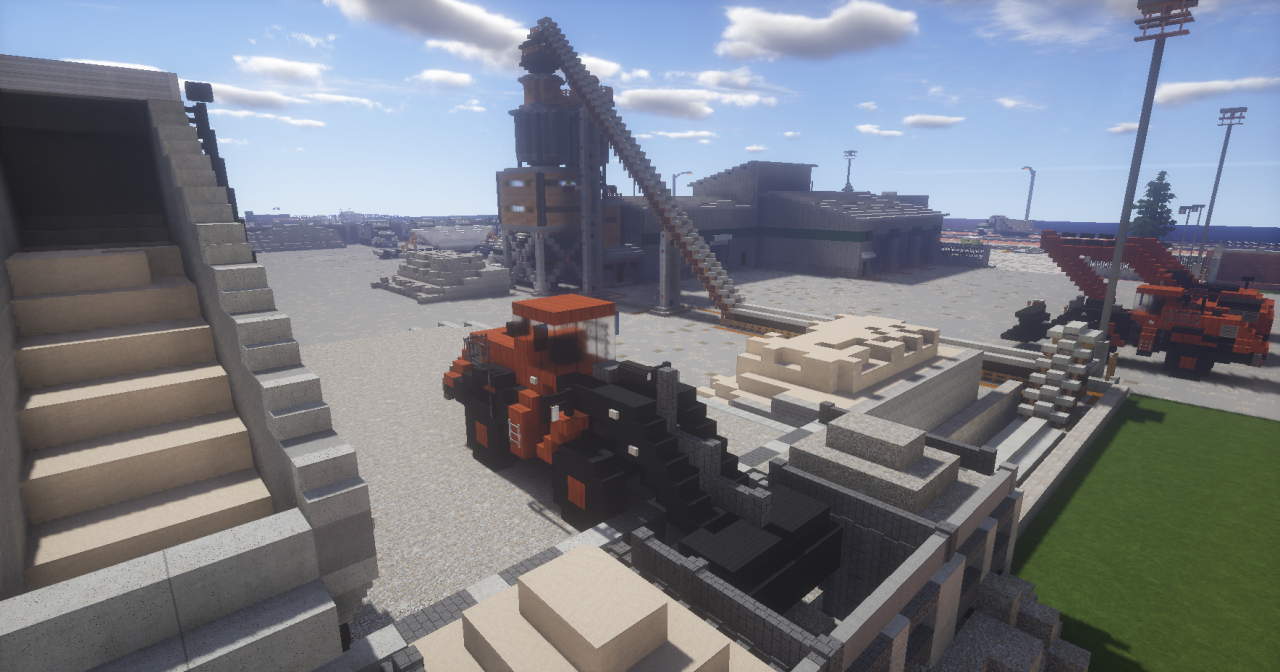 D & J construction concrete plant #2 Minecraft Map