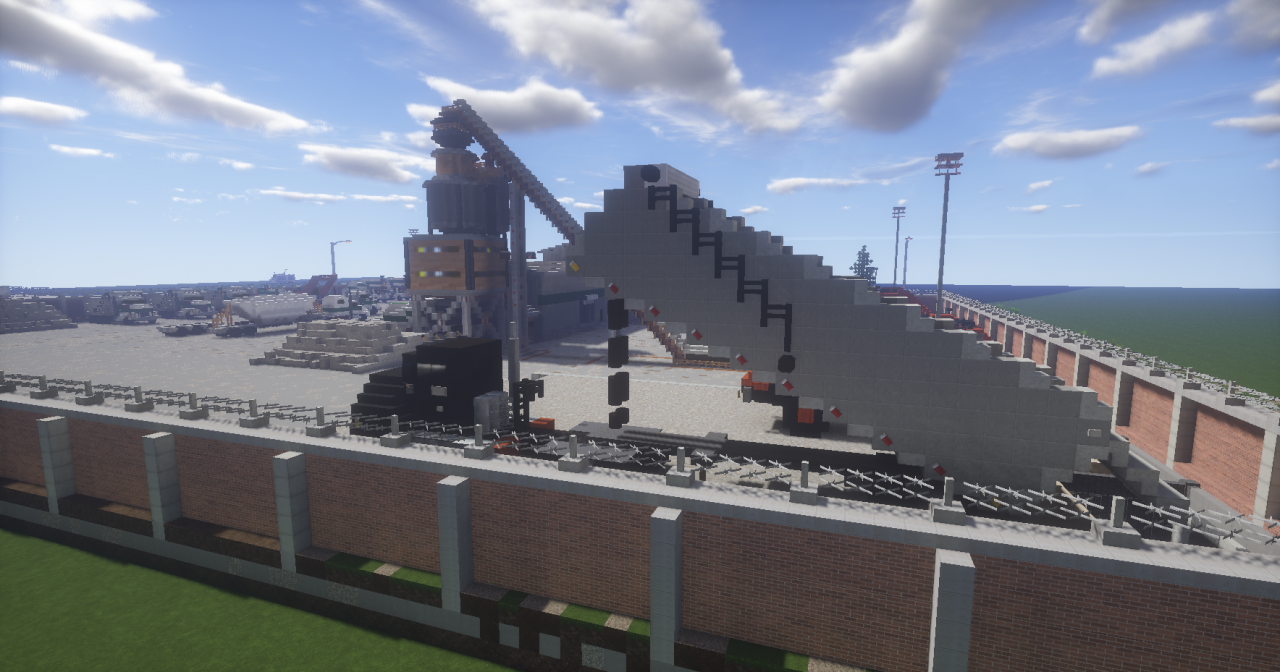D & J construction concrete plant #2 Minecraft Map