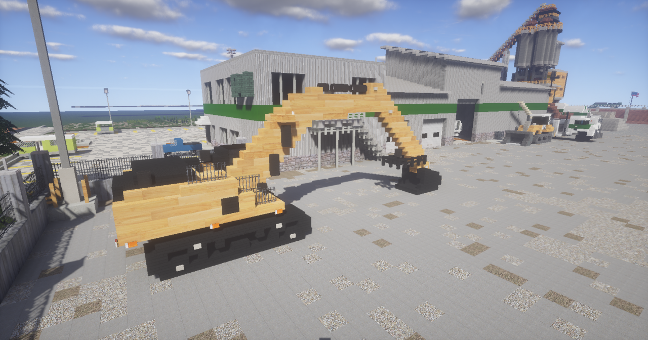 D & J construction concrete plant #2 Minecraft Map