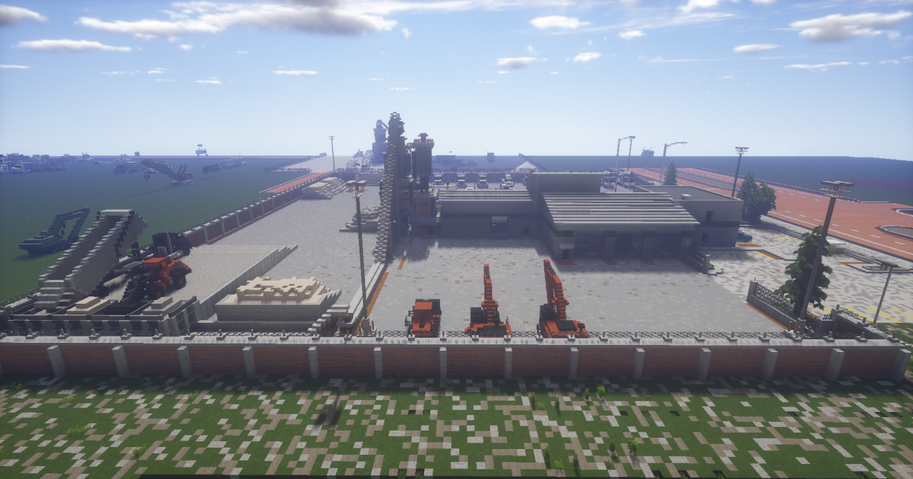 D & J construction concrete plant #2 Minecraft Map