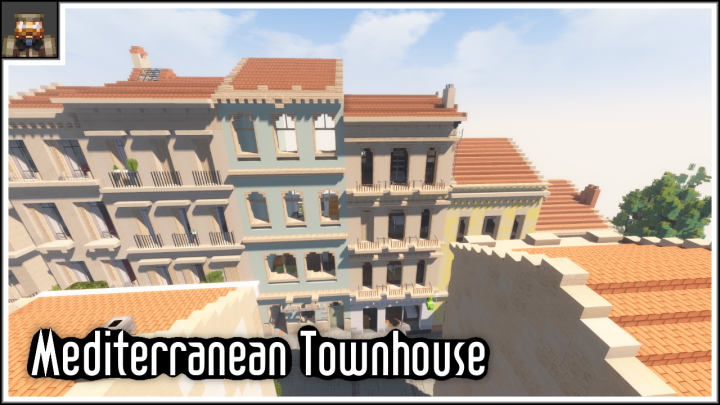 I made a cinematic of my Mediterranean Townhouse Minecraft Map