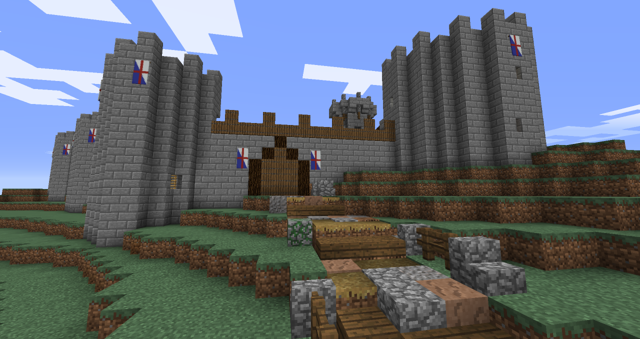 Medieval Village and Castle Minecraft Map