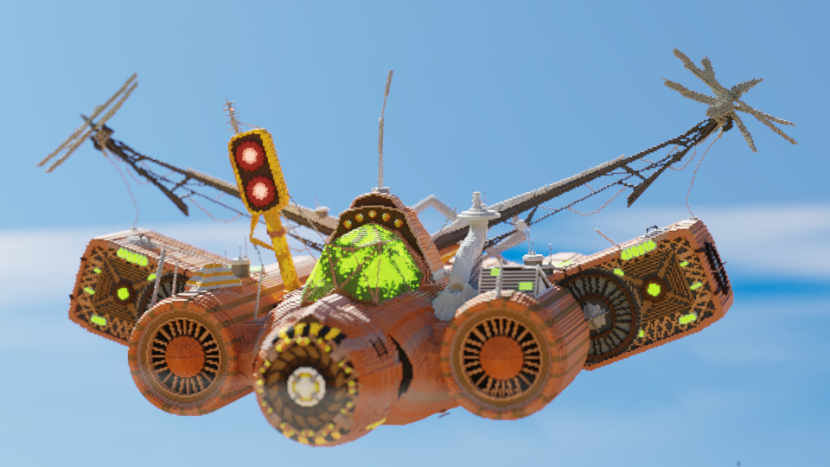 Airplane SteamPunk Minecraft Map