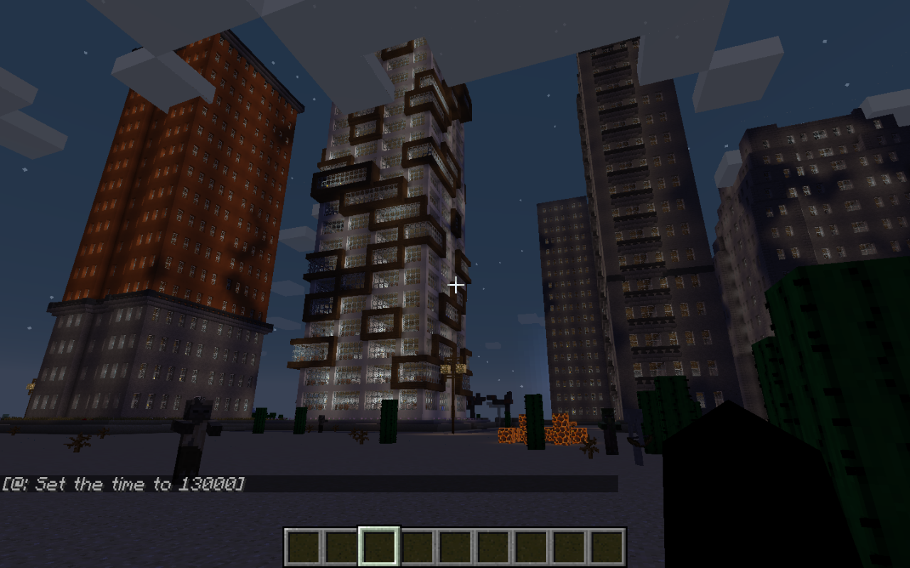 Ghost Town survival Minecraft Map