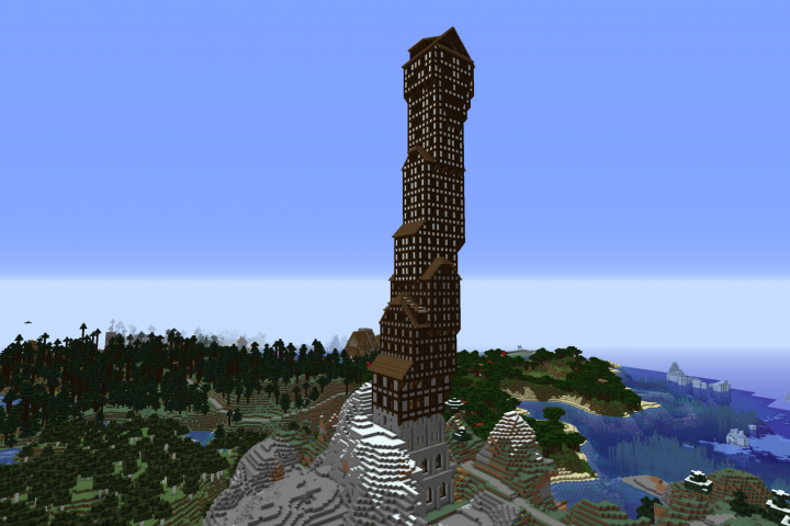 Rustic Skyscraper Minecraft Map