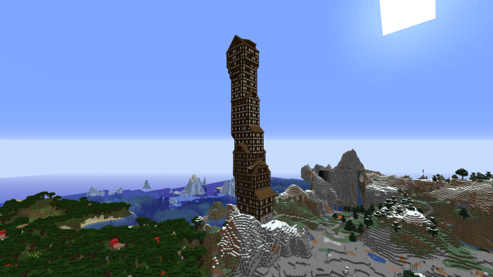 Rustic Skyscraper Minecraft Map