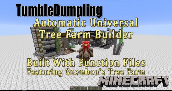 Universal Tree Farm for Minecraft 1.13.x (Uses Function Files ...