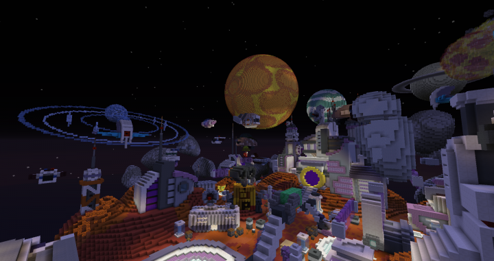 Space Base Minecraft Map