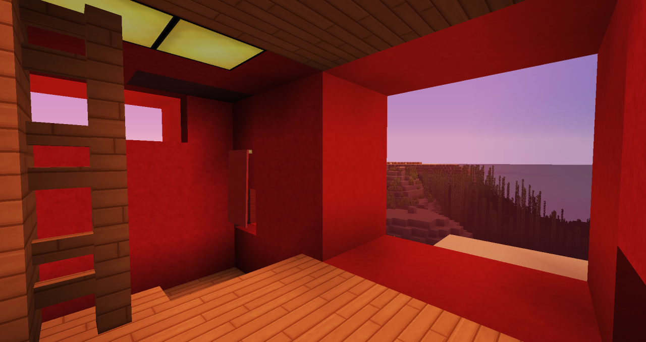 RED concrete Minecraft Map