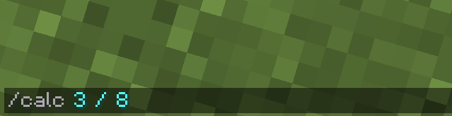 Plugin: Calc Minecraft Mod