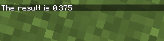 Plugin: Calc Minecraft Mod