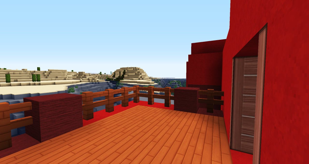 RED concrete Minecraft Map