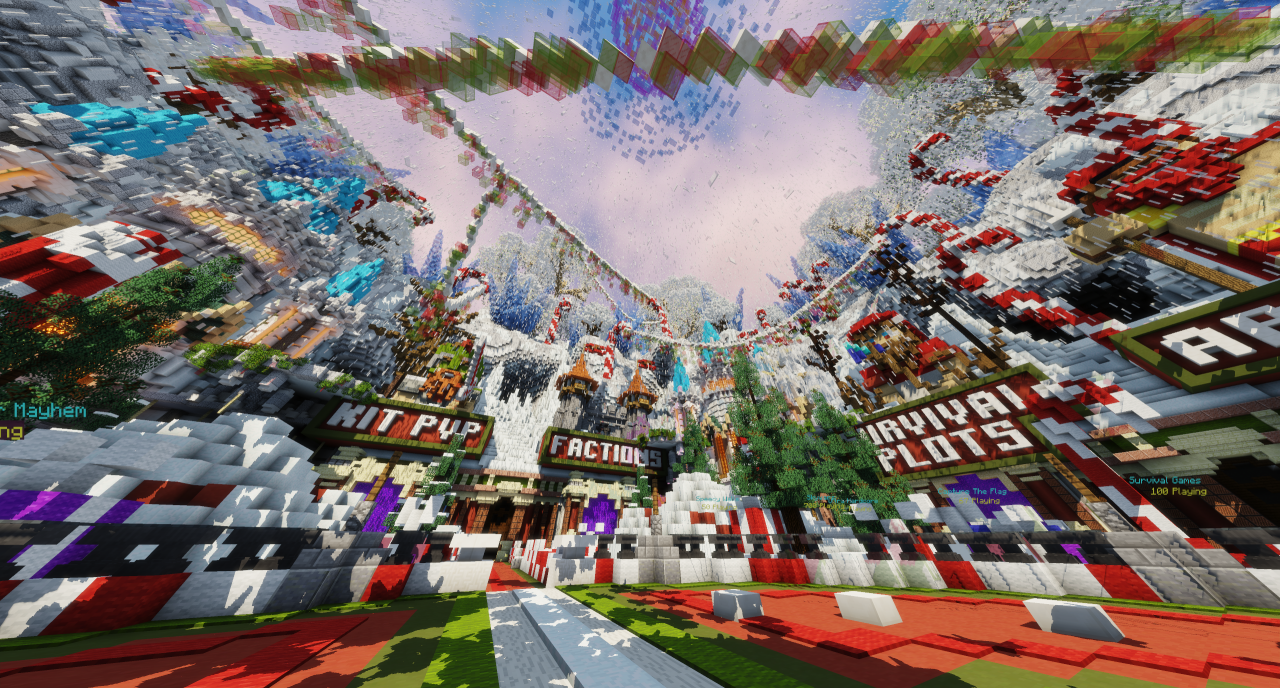 Mc Central - Christmas Lobby Minecraft Map