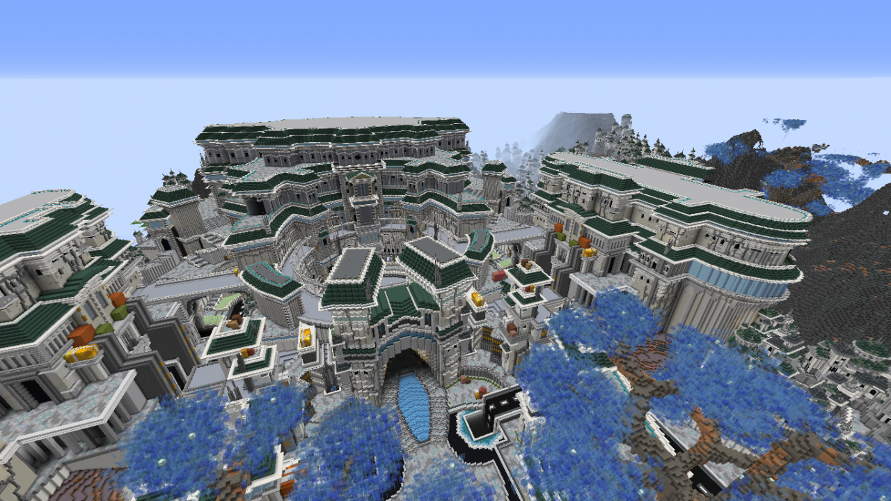 Scifi city build Minecraft Map