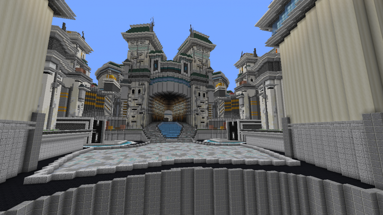 Scifi city build Minecraft Map