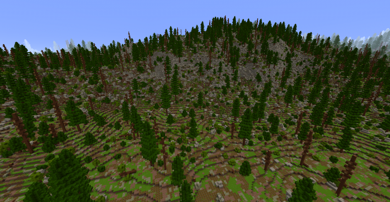 The Hope Lands, Boreal Bog, creative map. Minecraft Map