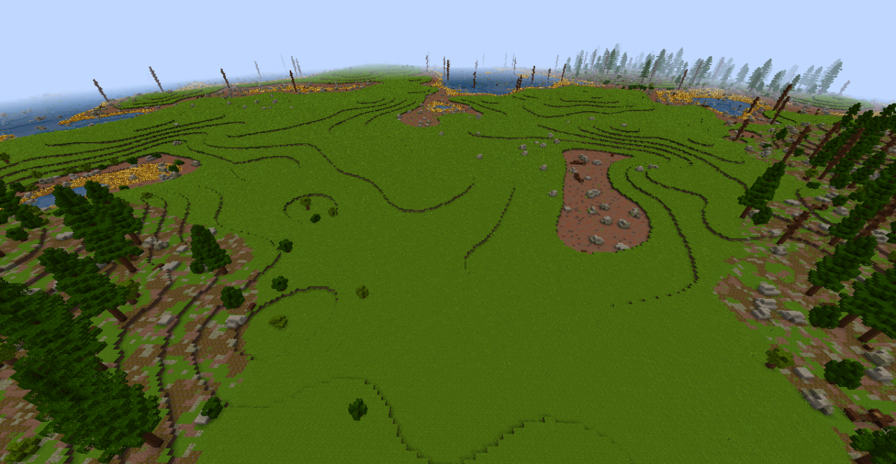 The Hope Lands, Boreal Bog, creative map. Minecraft Map