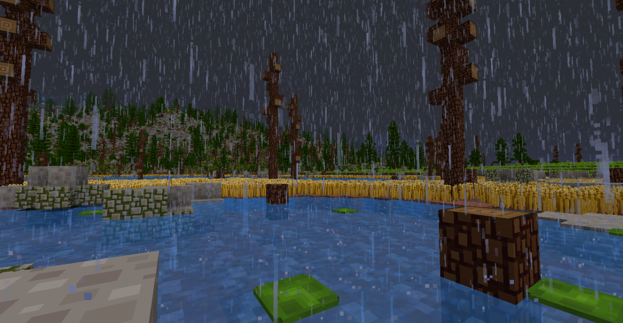 The Hope Lands, Boreal Bog, creative map. Minecraft Map