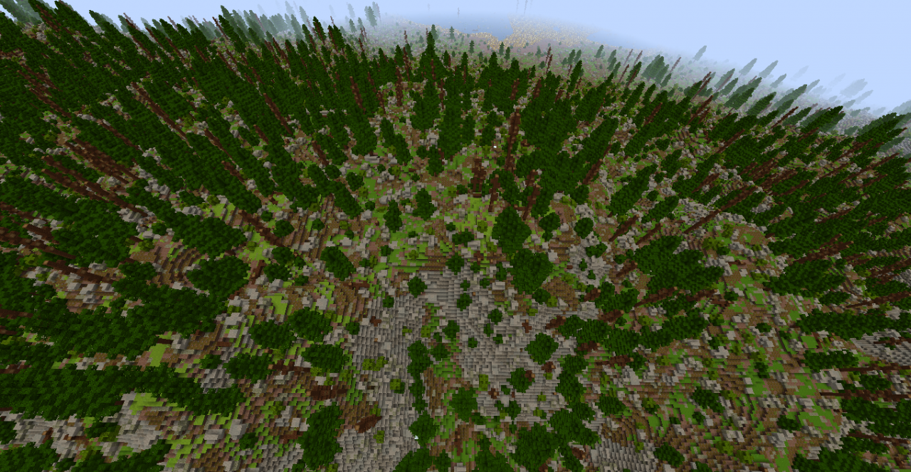The Hope Lands, Boreal Bog, creative map. Minecraft Map