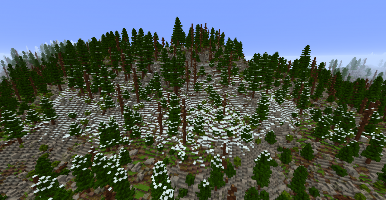 The Hope Lands, Boreal Bog, creative map. Minecraft Map