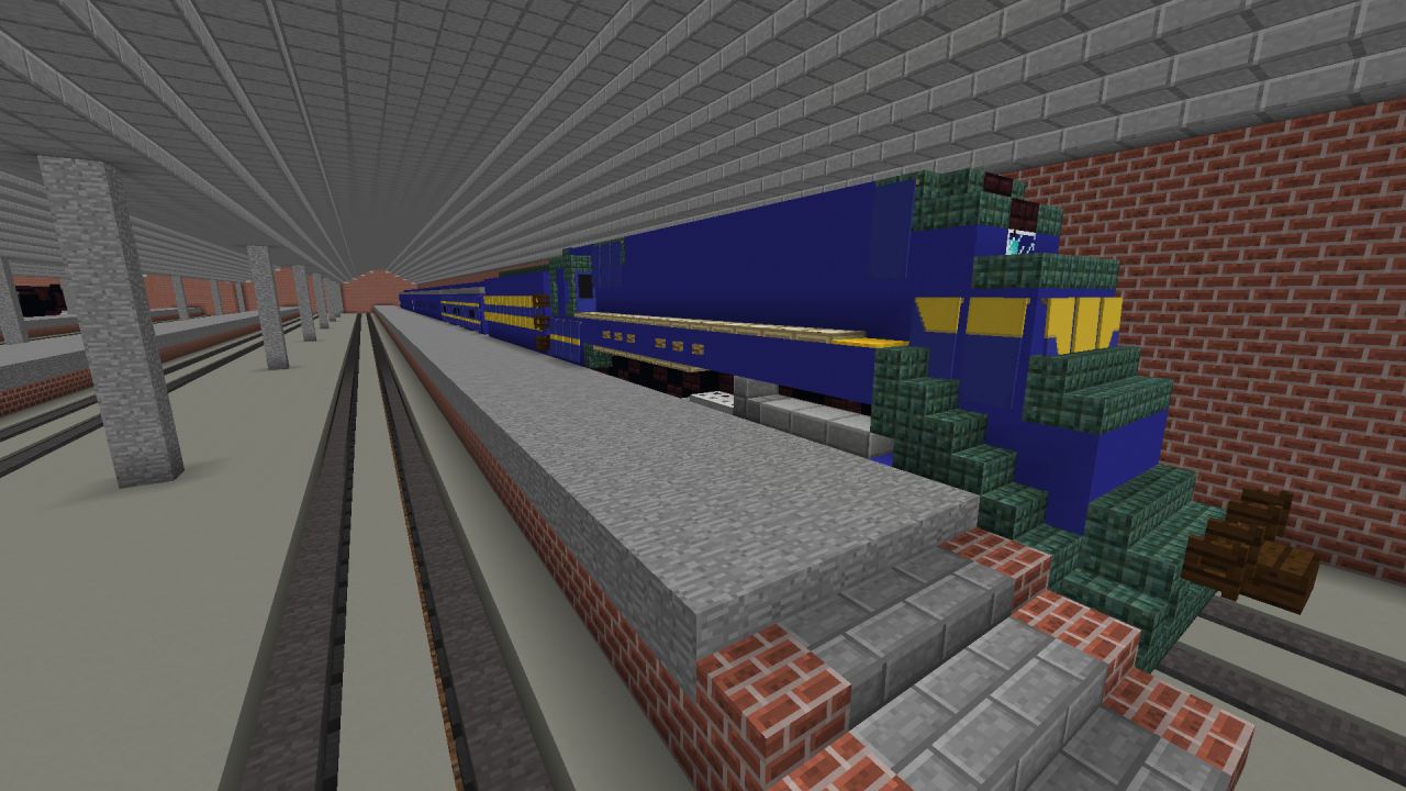 VR S class with S type passenger cars Minecraft Map