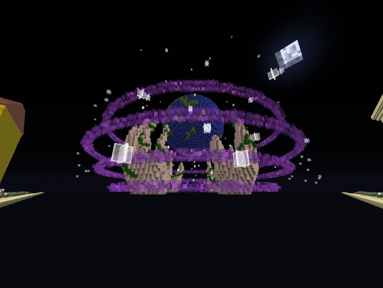 Space and Surreal Minecraft Map
