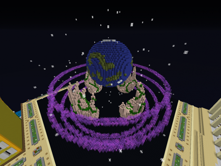 Space and Surreal Minecraft Map