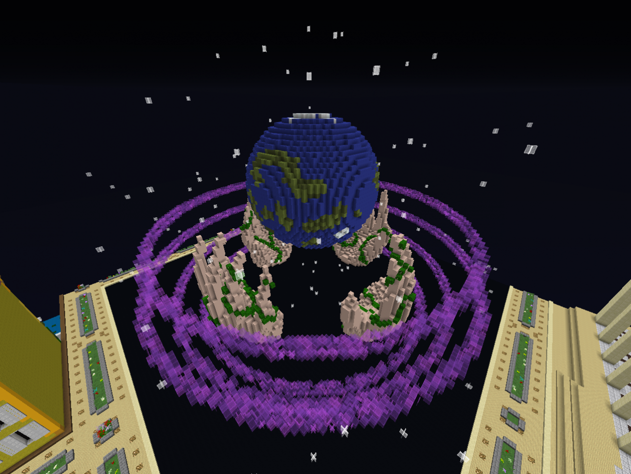 Space and Surreal Minecraft Map