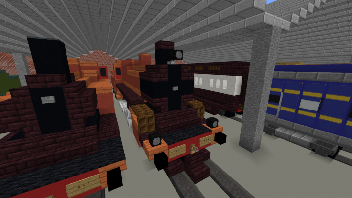 Victorian Railways A2 class locomotive(Stephenson Valve gear) Minecraft Map