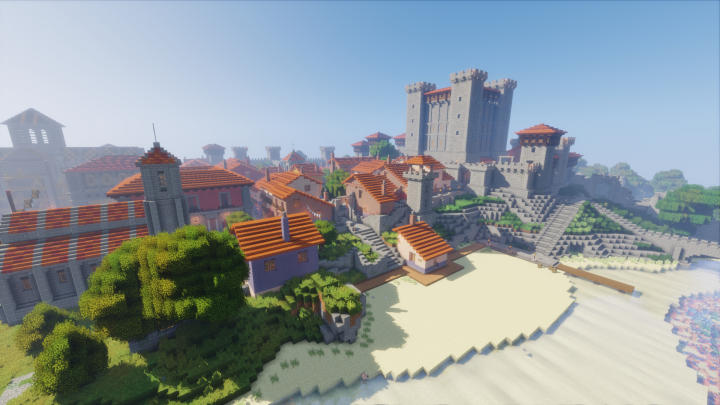 Medieval Spanish Town Minecraft Map