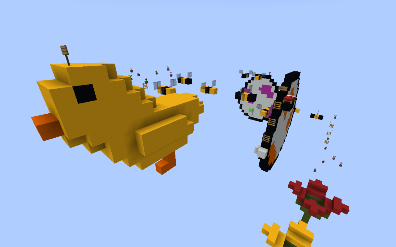 Spring Themed Parkour Minecraft Map