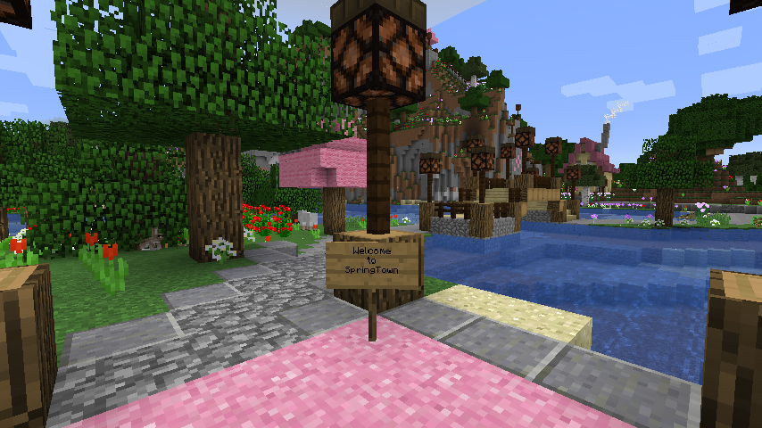 Spring Town Minecraft Map