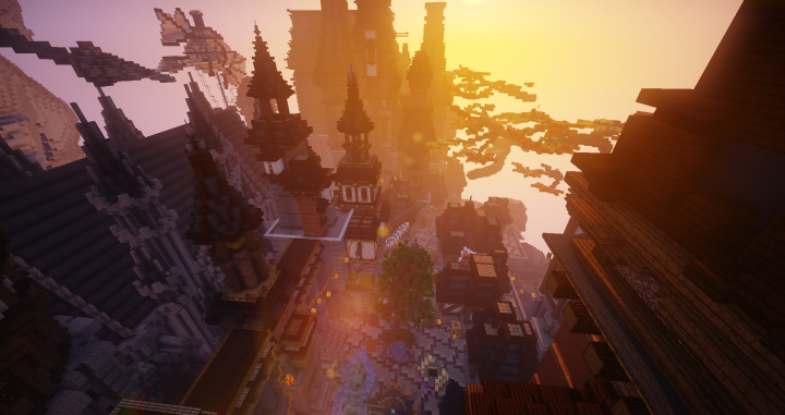 Towny spawn Minecraft Map