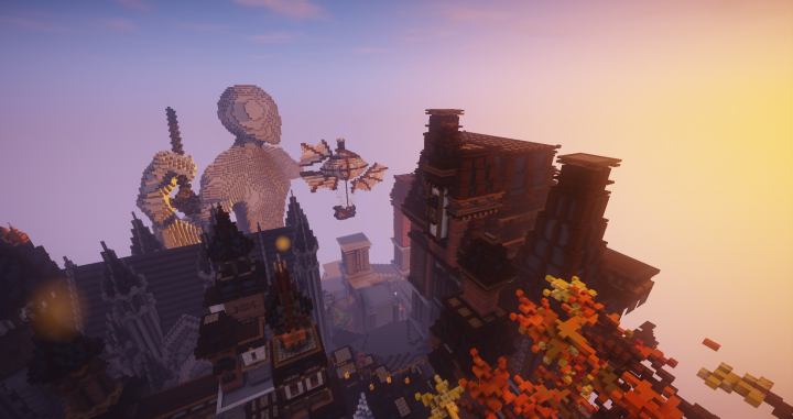 Towny spawn Minecraft Map