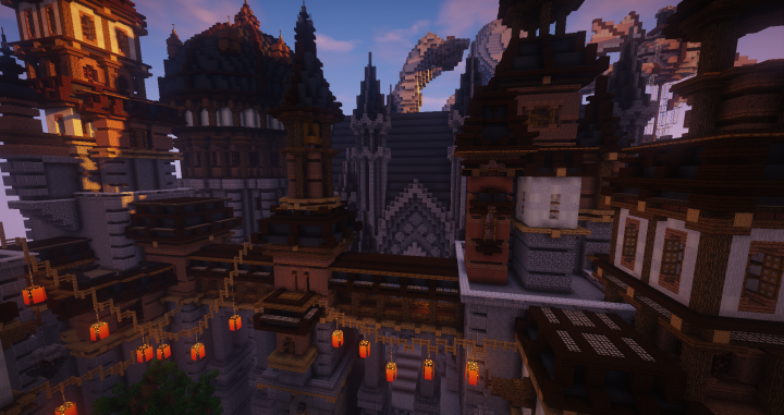 Towny spawn Minecraft Map