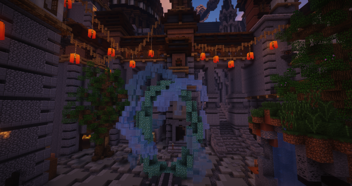 Towny spawn Minecraft Map