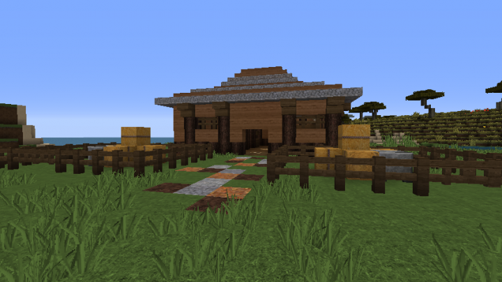 Mo-Creatures Starter Stable + Free Tier 4 Horse! Minecraft Map