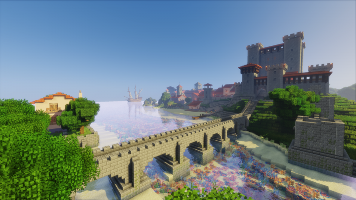 Medieval Spanish Town Minecraft Map
