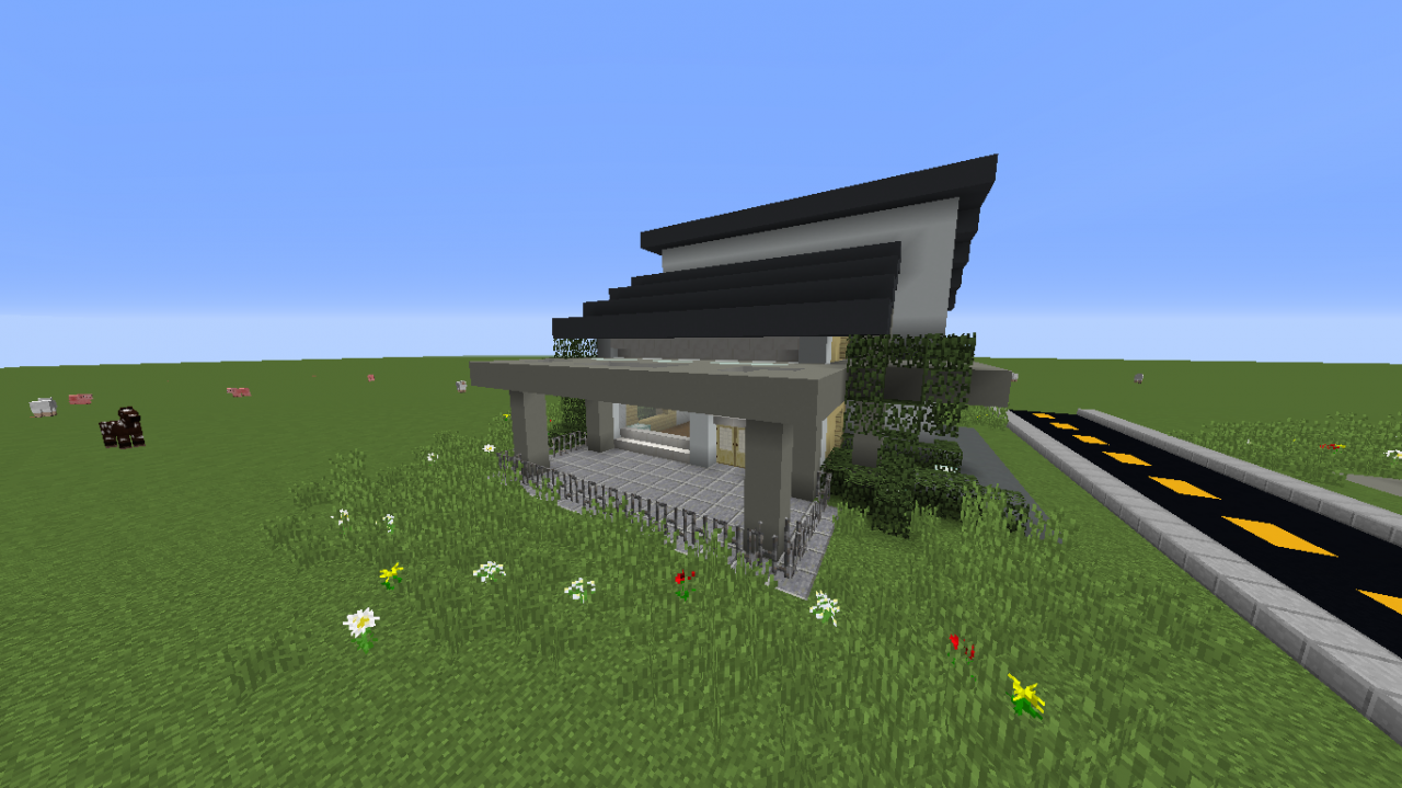 Minecraft Modern Birch House Minecraft Map
