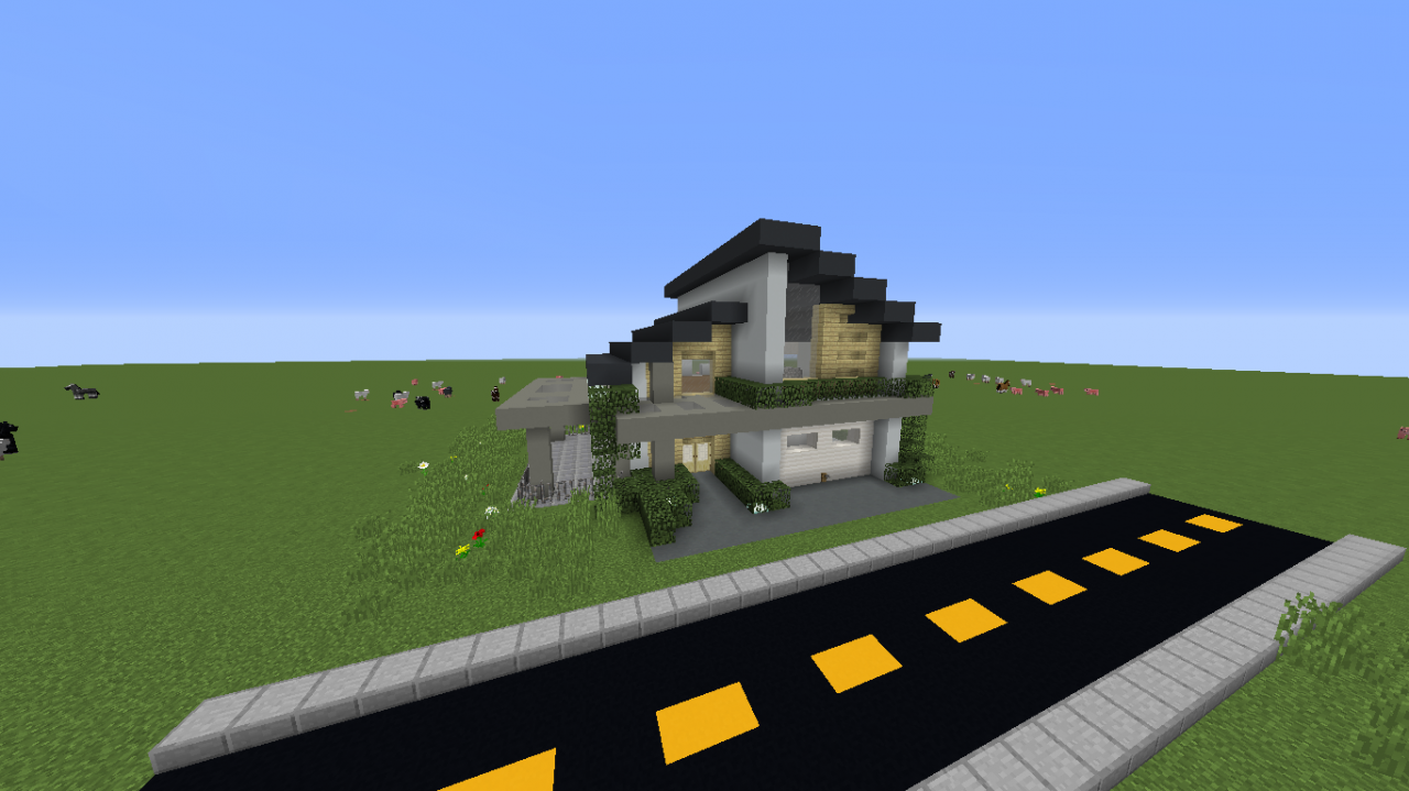 Minecraft Modern Birch House Minecraft Map