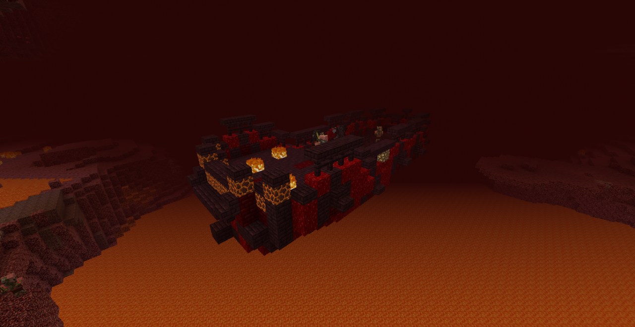 Nether Battleship Peirce Minecraft Map