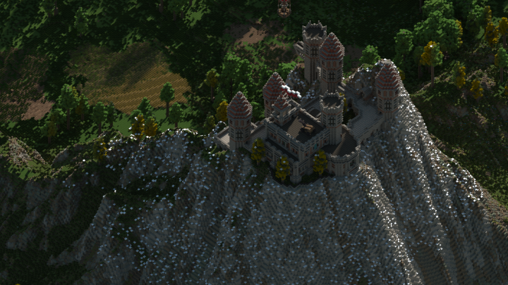 Mountain castle - Spawn Minecraft Map