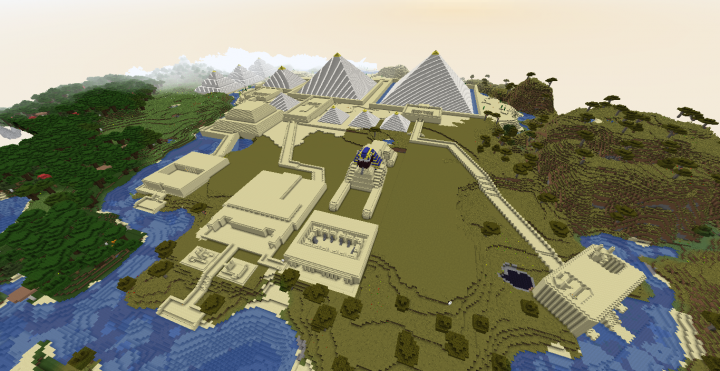 Idgypt - Giza and Saqqara Necropolis Minecraft Map