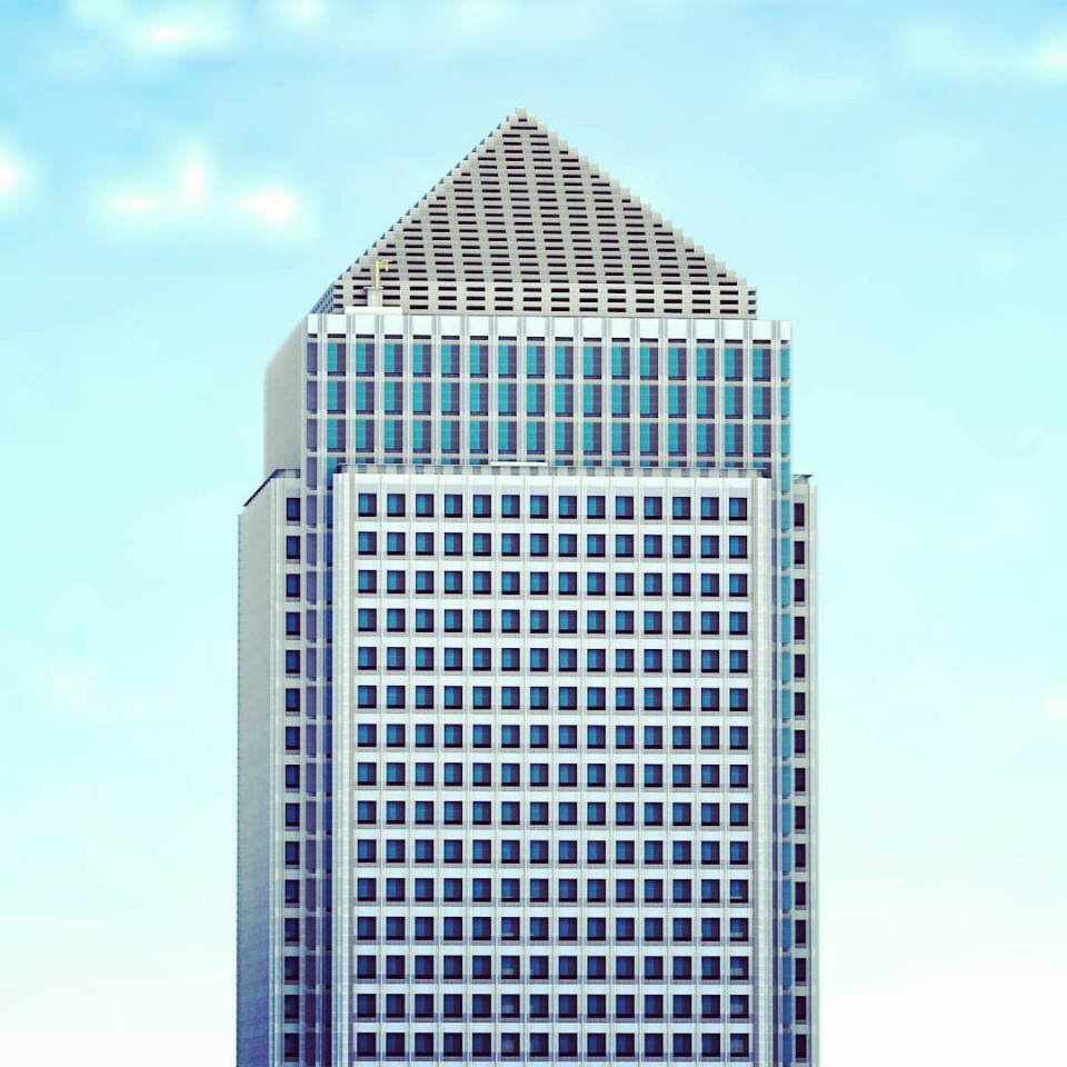 UK's Second tallest Skyscraper: "One Canada Square" Minecraft Map